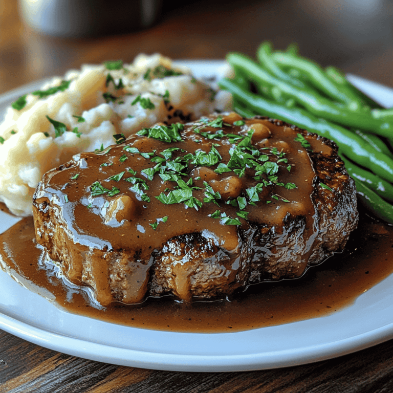 Old Fashioned Salisbury Steak Recipe